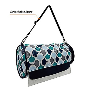 Olve Kitchen Paper Towel Holder Hanging Paper Towel Dispenser Cover for Kitchen, Camping Outdoor (Mint)