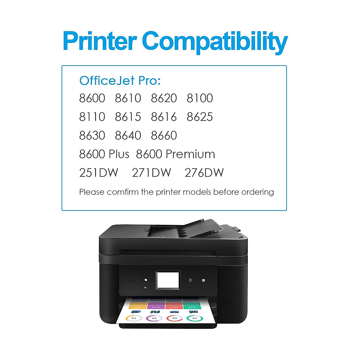 Galada Remanufactured Ink Cartridges Replacement for HP 950 951 XL 950XL 951XL Combo Pack for Officejet Pro 8600 8620 8610 8100 8660 8600 Plus Printer (4-Pack)