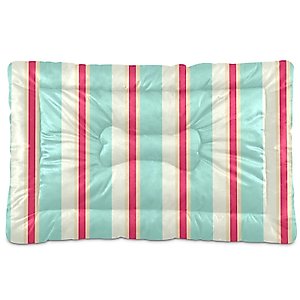 Coikll Simple Stripes Pet Bed Pad Soft Dog Bed Mat with Anti-Slip Bottom, Machine Washable Crate Pad Mattress for Dog Sleeping- 24 * 18inches