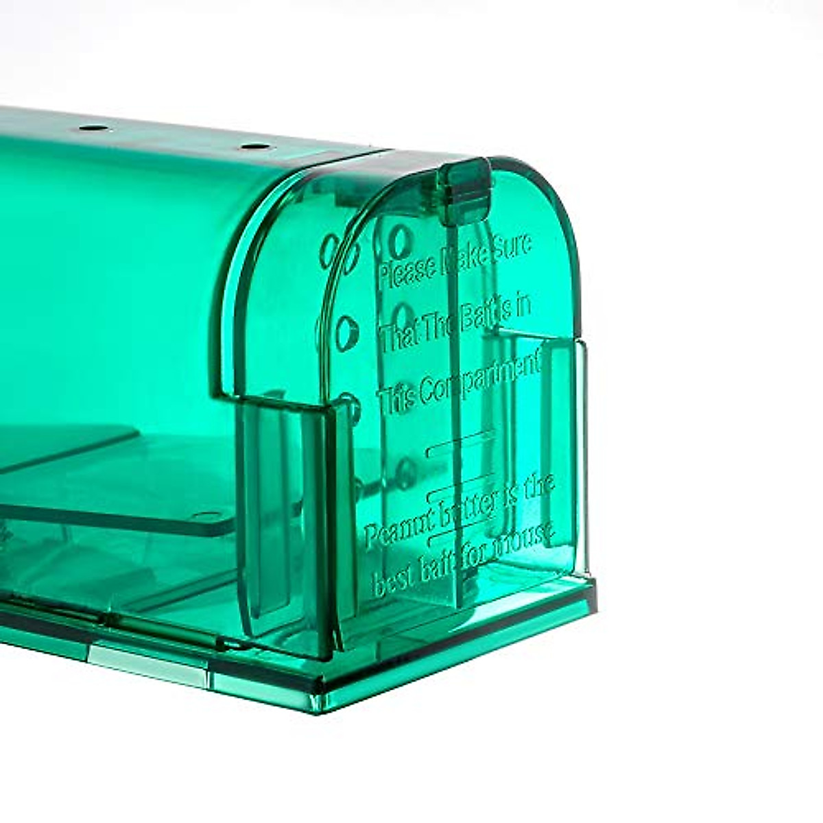 6 Pack Humane Mouse Traps Catch and Release Pet and Child Safe No Poison Green Color