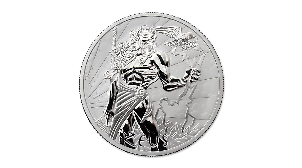 2020 1 oz Silver Zeus Coin - Perth Mint
