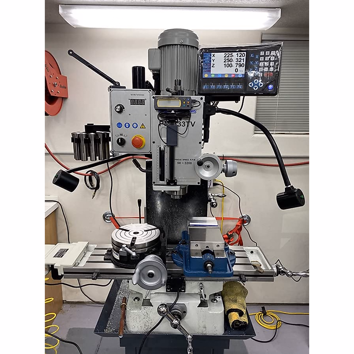 3 Axis Digital Readout DRO LCD Display RPM Muti-Function for Linear Scale Magnetic Scale Rotary Encoder Lathe Milling Drill Bording Machine (3 Axis with RPM)