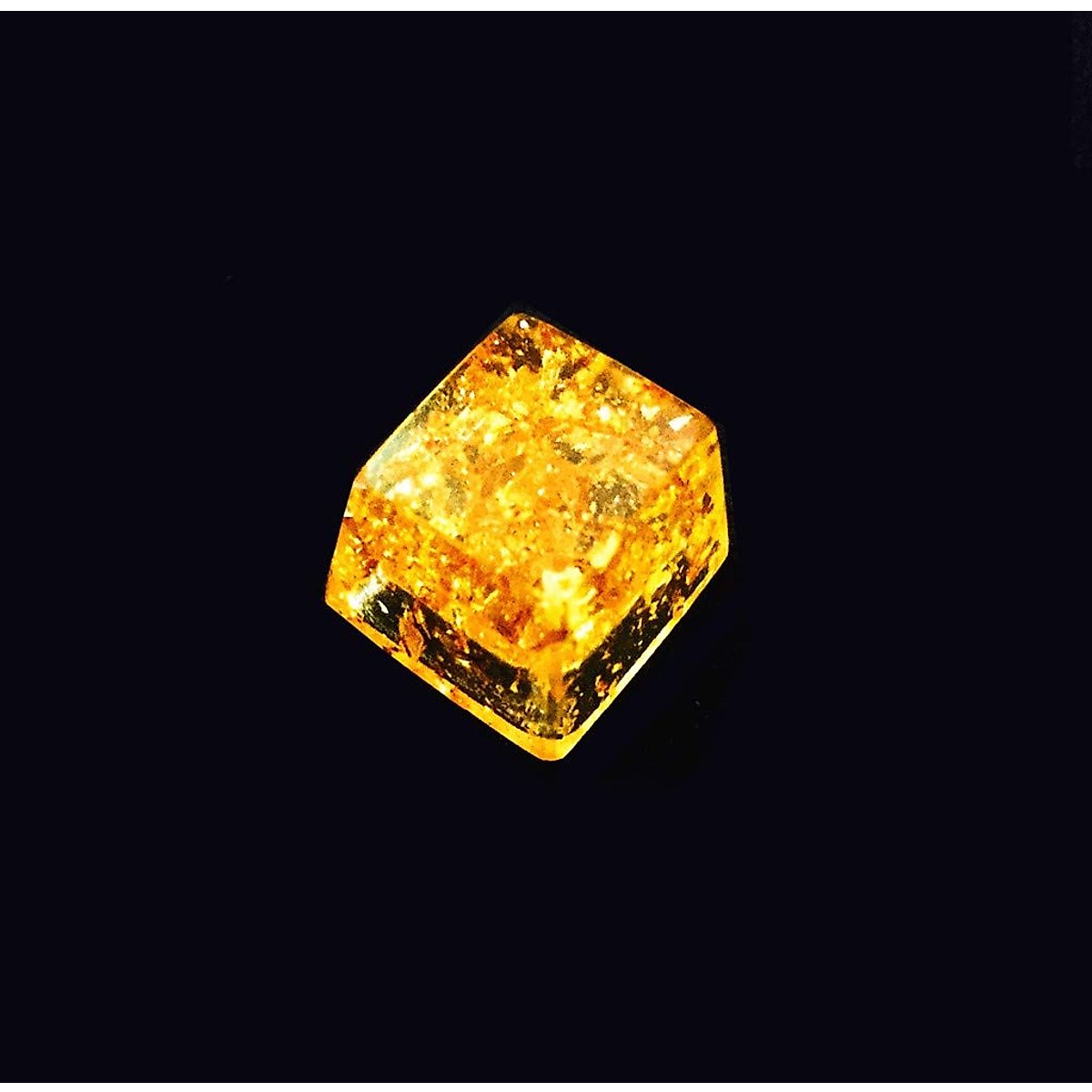 Handmade Resin & Foil Artisan Backlit Keycaps Translucent Key Caps OEM Profile for Cherry MX Gaming Mechanical Keyboard