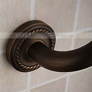 CRODY Bath Wall Attachment Handrails,Grab Bar Rails Bathroom Grab Bar, Wall-Mounted Straight Hair Towel Rack, Sturdy Brass Shower Safety Handle for Bathtub, Toilet, Bathroom, Kitchen