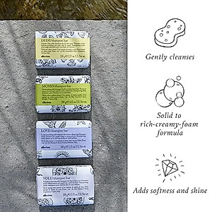 Davines LOVE Shampoo Bar, For Frizzy or Coarse Hair, Add Softness, Shine and Silky Texture, 100 g.