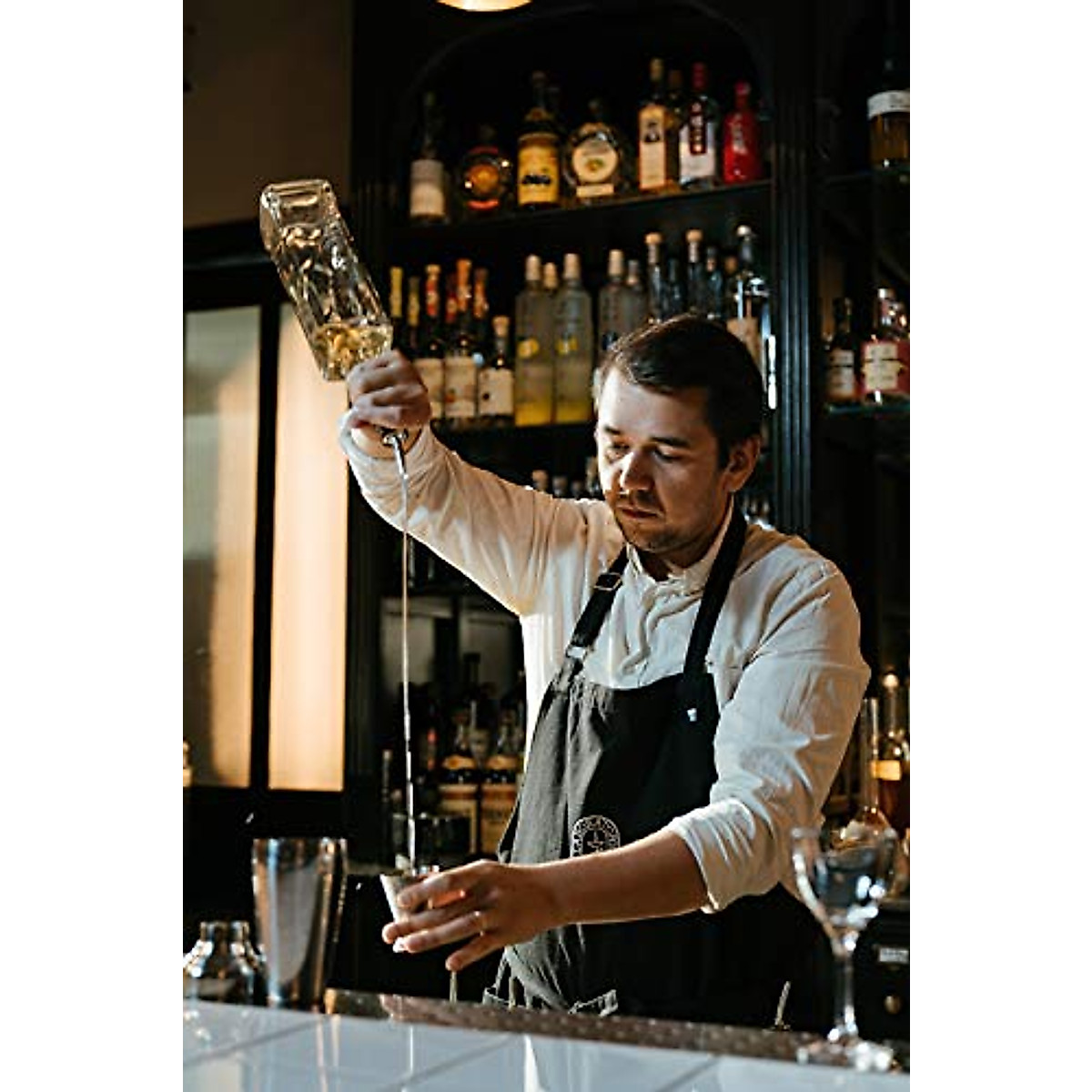 Trovety Liquor Bottle Dispenser Spouts – Classic Speed Pours for Alcohol, Olive Oil and Shave Ice Syrup – Rustproof Stainless Steel with Tapered Pouring Funnels and Dust Caps (2)