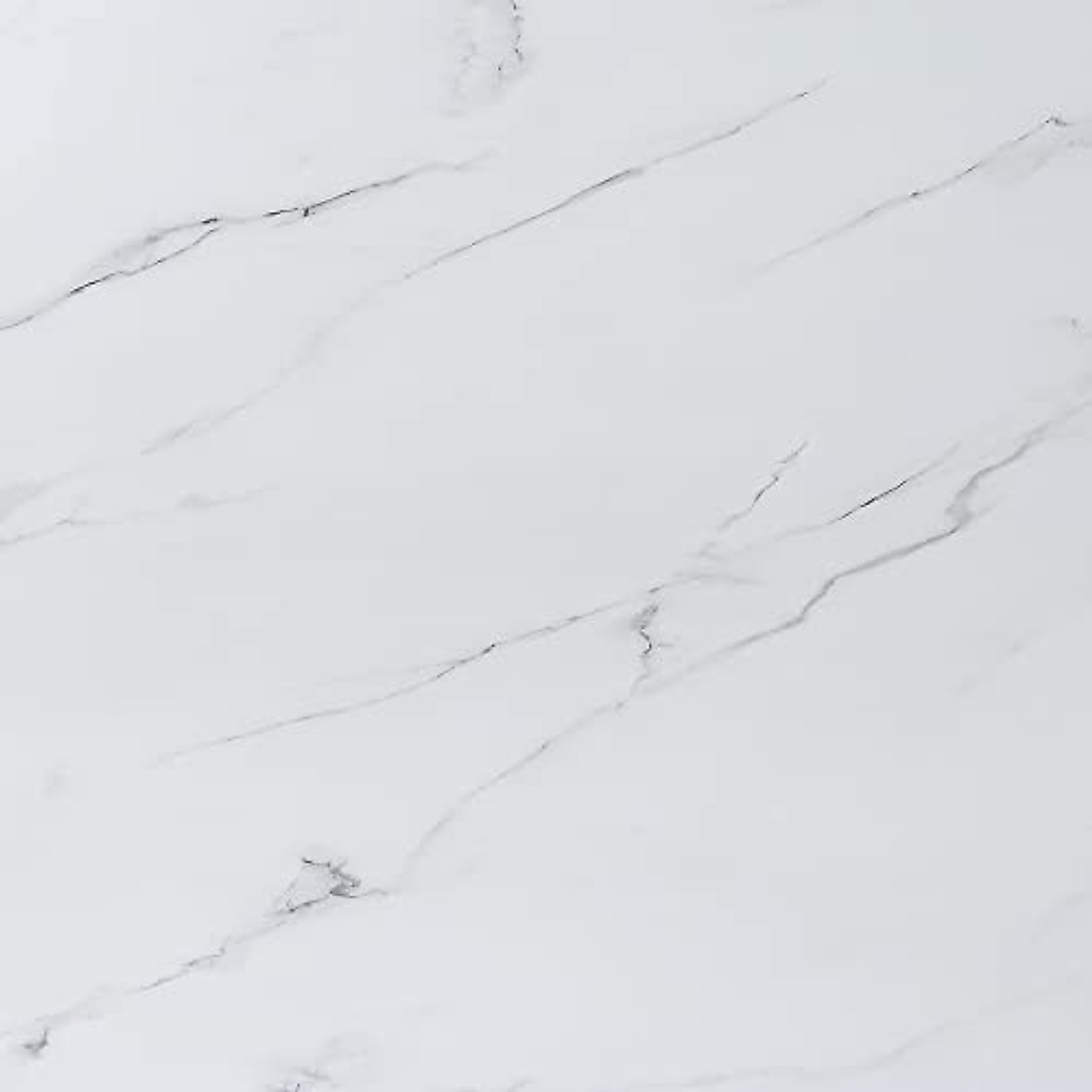 Elephance Modern Round Coffee Table with Storage, 35.4 Inch Faux Marble Coffee Table with Strong Metal Gold Frame for Living Room, Dining Room