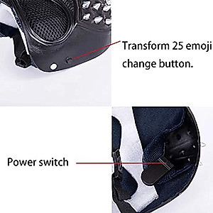 Watch Dogs Mask Wrench Marcus Legion LED 25 Expression Change Cosplay Halloween Prop Resin (Expression Change)