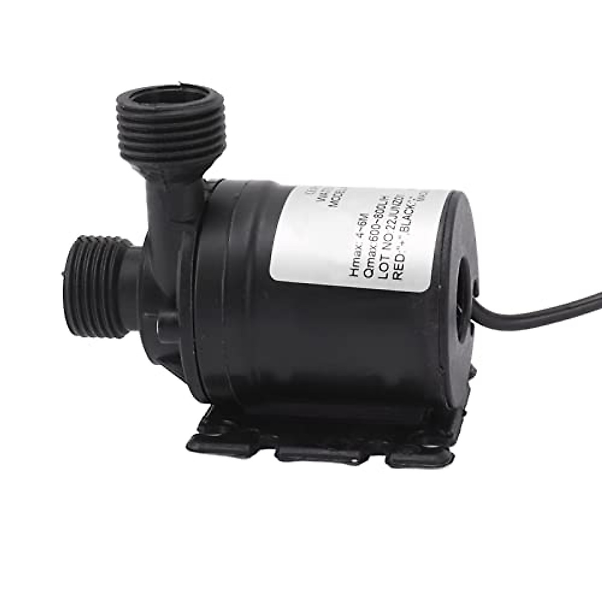 Ice Machine Water Pump, Water Pump IP68 Sealed Ceramic Shaft Miniature Low Noise for Beverage Machine (DC24V)