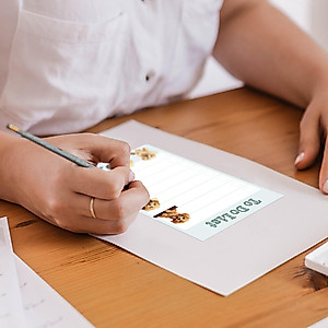 Golden Retriever Sticky Notepad to Do List | Kawaii Lover Gifts for Women | Office School Supply Dog Sticky Notes 4"x6" 50 pages