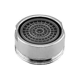 Yinpecly Sink Faucet Aerator, Kitchen Stainless Steel Sink Aerator Replacement Parts, Faucet Adapter with 24mm Male Thread for Kitchen Bathroom, Drawing, 2Pcs