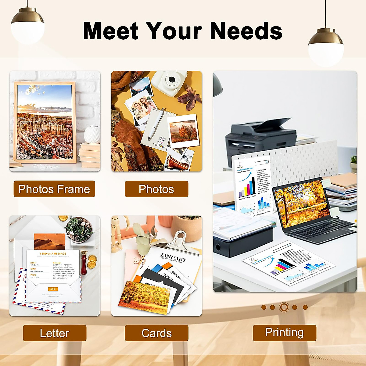 Miss Deer Compatible 280 PGBK Ink Cartridge, Replacement for Canon 280XXL PGI-280XXL PGI280 for Canon Pixma TR7520 TR8520 TS6120 TS6220 TS8120 TS8220 TS9120 TS9520 TS9521C TS702 (4 x Large Black)