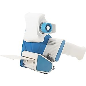 2 inch Packaging Tape Dispenser Gun Handheld Tape Gun for 2-Inch-Wide Clear Packaging Tape,Blue