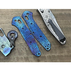 Dama LADDER Flamed Titanium Scales for Benchmade 940 Osborne