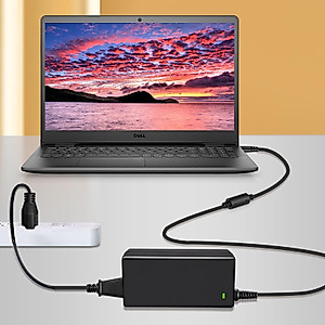 Laptop Charger Cord for Dell Inspironn, 19.5V 3.34A 65W 60W 19.5V 2.31A 45W AC to DC Power Adapter with 7.4 * 5.0mm 4.5 * 3.0mm Charging Connectors.