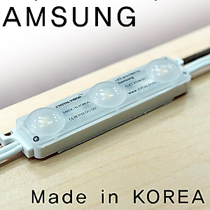 Crystal Vision Premium Pre-Installed LED Kit for Showcase, Display Case, Under Cabinet LED & Dressing Room Mirror - 12.5ft (W/Dimmer)