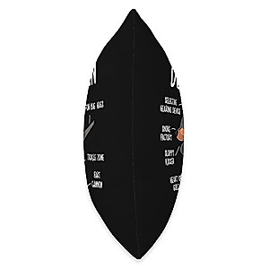 Hilarious Doggos Puppies & Memes Anatomy of A Doberman Pinscher Dog Owner Puppy Funny Cute Throw Pillow, 18x18, Multicolor