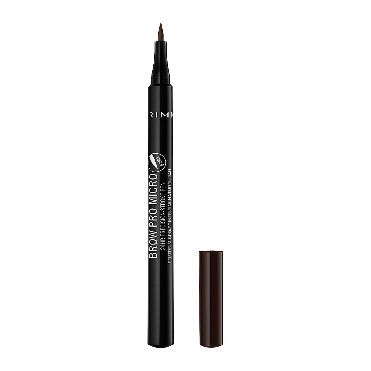 Rimmel London Brow This Way Eyebrow Pencil, Highly Pigmented, Long-Wearing, Easy to Apply, 004, Dark Brown, 0.03oz