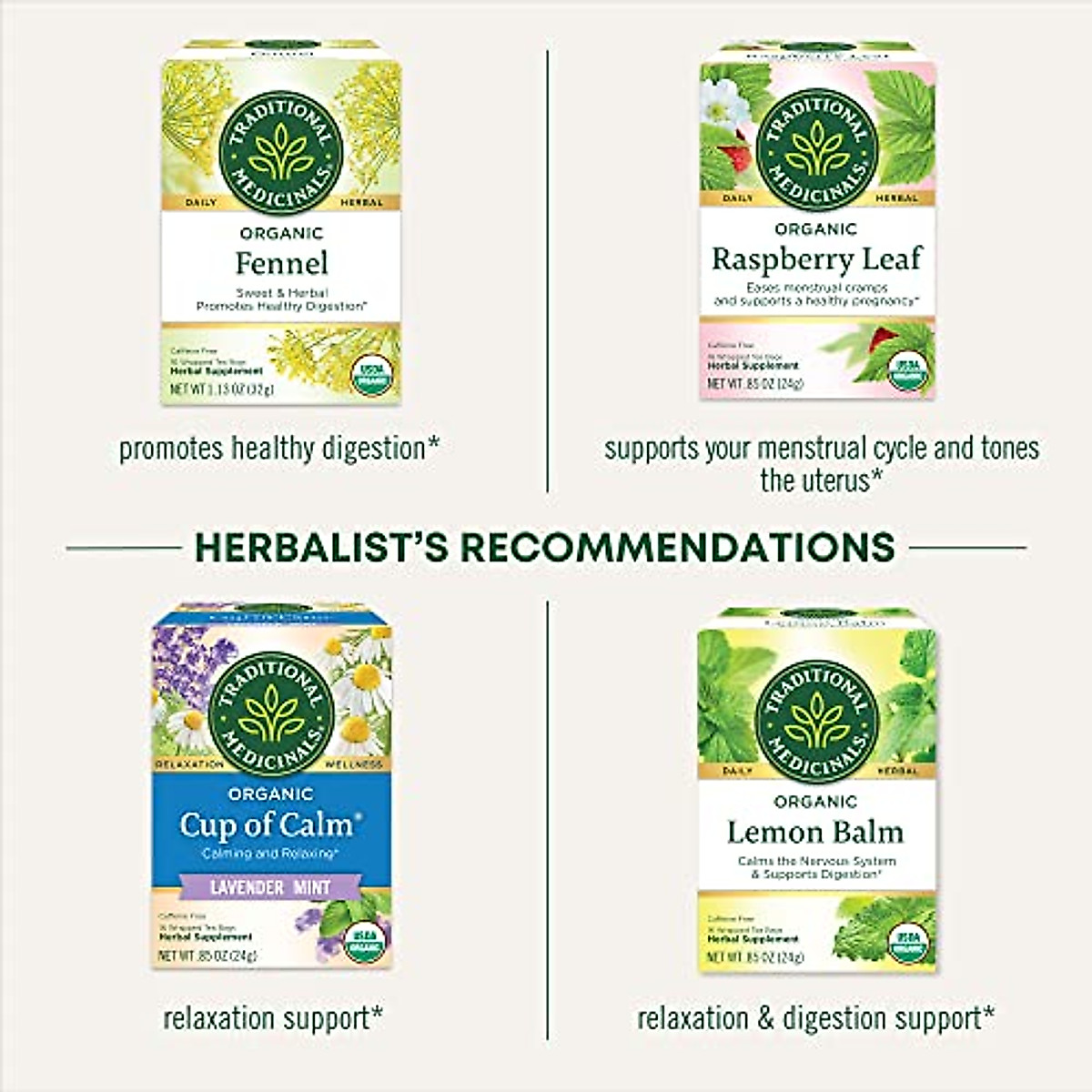 Traditional Medicinals Tea, Organic Mother's Milk, Promotes Healthy Lactation, Breastfeeding Support, 32 Tea Bags