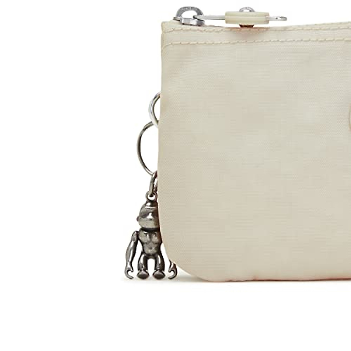 Kipling Women's Creativity Large Pouch, Versatile Cosmetics Kit, Lightweight Nylon Travel Organizer Wallet, Light Sand, 7.25" L x 4.25" H x 0.5" D