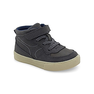 OshKosh B'Gosh Boy's Caspian Sneaker, Grey, 12 Little Kid