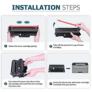 inkalfa TN730 TN760 Toner Cartridge Compatible Replacement for Brother TN760 TN-760 TN 760 TN-730 for HL-L2395DW MFC-L2710DW HL-L2350DW MFC-L2750DW DCP-L2550DW Printer (2 Pack, Toner TN-730/TN-760)