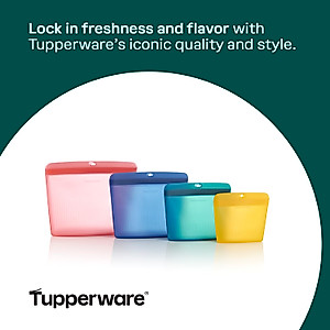 Tupperware Ultimate Silicone 4-Bag Food Storage Set