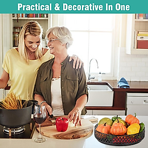 Lindeza Lazy Susan Organizer, 12Inch Lazy Susan Turntable Organizer for Cabinet Table, Metal Rotating Spice Rack, Turntable Organizer with Non-Slip Pad for Kitchen, Fridge, Bathroom, Pantry, Vanity