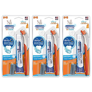 Nylabone 3 Pack of Advanced Oral Care Cat Dental Kits
