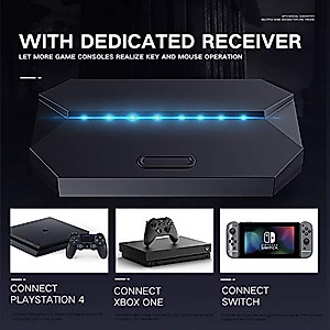 Fauge Gaming Converter Keyboard Mouse Battle Dock Support USB HUB Splitter Throne for IOS Android Gaming