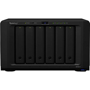 Synology DiskStation DS1621+ NAS Server for Business with Ryzen CPU, 16GB Memory, 1TB M.2 SSD, 12TB HDD, DSM Operating System, iSCSI Target Ready