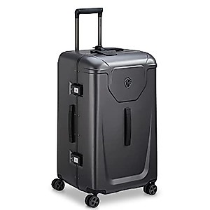 PEUGEOT Voyages Hardside Luggage with Spinner Wheels, Anthracite, 26 Inch Trunk