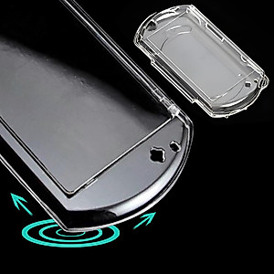 OSTENT Protector Clear Crystal Hard Case Cover Skin for Sony PSP Go