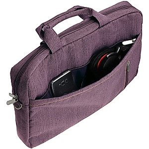 Navitech Purple Sleek Water Resistant Travel Bag - Compatible with ASUS ProArt Studiobook Pro 16 OLED (W5600) 16"