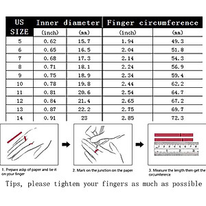 ringheart 2 Rings His and Her Ring Couple Rings Matching Ring 1.5ct Red CZ Womens Wedding Ring Sets Titanium steel Mens Wedding Bands