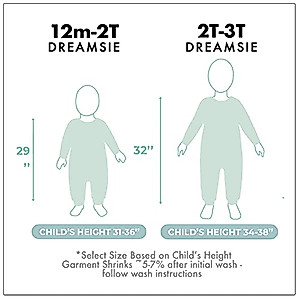 Tealbee DREAMSIE Toddler Wearable Blanket with Sleeves | Baby Sleep Bag Sack with Feet for Walkers and Walking Baby. TOG 0.8 Toddler Sleep Suit to Keep Warm (12M-2T)