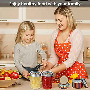 50Pcs Canning Lids Regular Mouth, Superb Canning Lids Not Easy to Rust Excellent Air Tightness, Thick Mason Jar Lids Prevent Warping - Food Grade Material