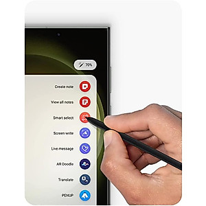 2PCS Galaxy S23 Ultra S Pen (Without Bluetooth) Replacement Compatible Galaxy S23 Ultra Stylus Pen + Replacement Tips/Nibs (Black)