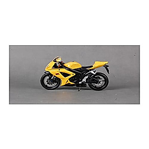 CARZE Die Cast Collectable for Suzuki GSXR GSX-R 600 Diecast Motorcycle Model Birthday Gift Toys Car Collection 1/12