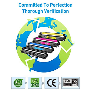 MasaiMara Compatible Toner Cartridge Replacement for Brother TN227 TN-227 TN227BK TN227C TN227M TN227Y High Yield Compatible with HL-L3290CDW HL-L3210CW MFC-L3750CDW MFC-L3710CW Printer (4 Pack)