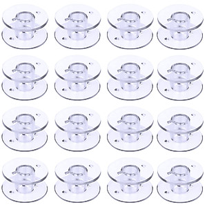 100 Pcs Bobbins, Bobbins for Sewing Machine, Plastic Bobbin, Sewing Bobbins Class 15 Bobbins, Bobbins for Singer Sewing Machine Bobbins for Sin-ger/Bro-Ther