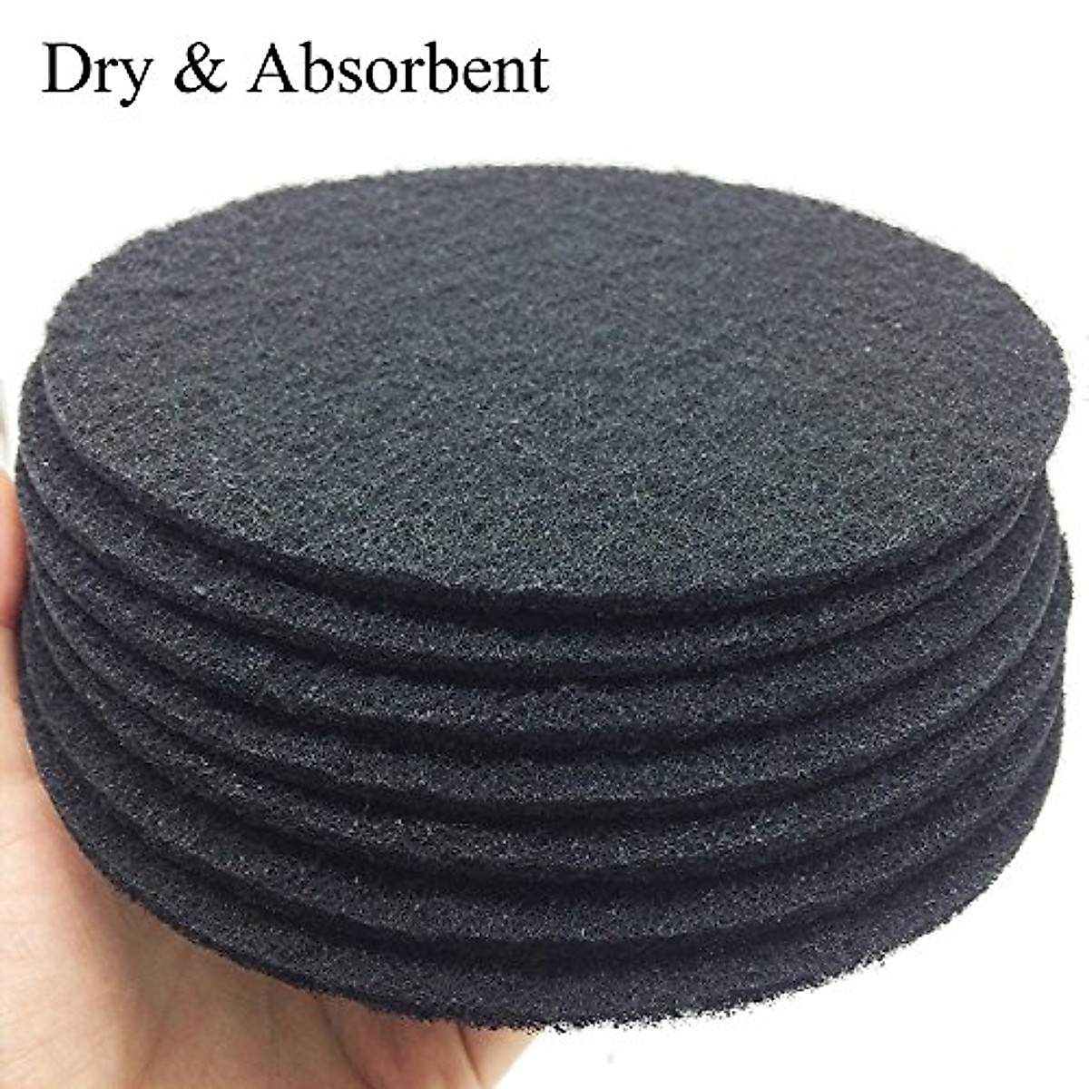 12 Pack Charcoal Filters for Kitchen Compost Bin Pail Replacement Filter Countertop Home Bucket Refill Sets, Round