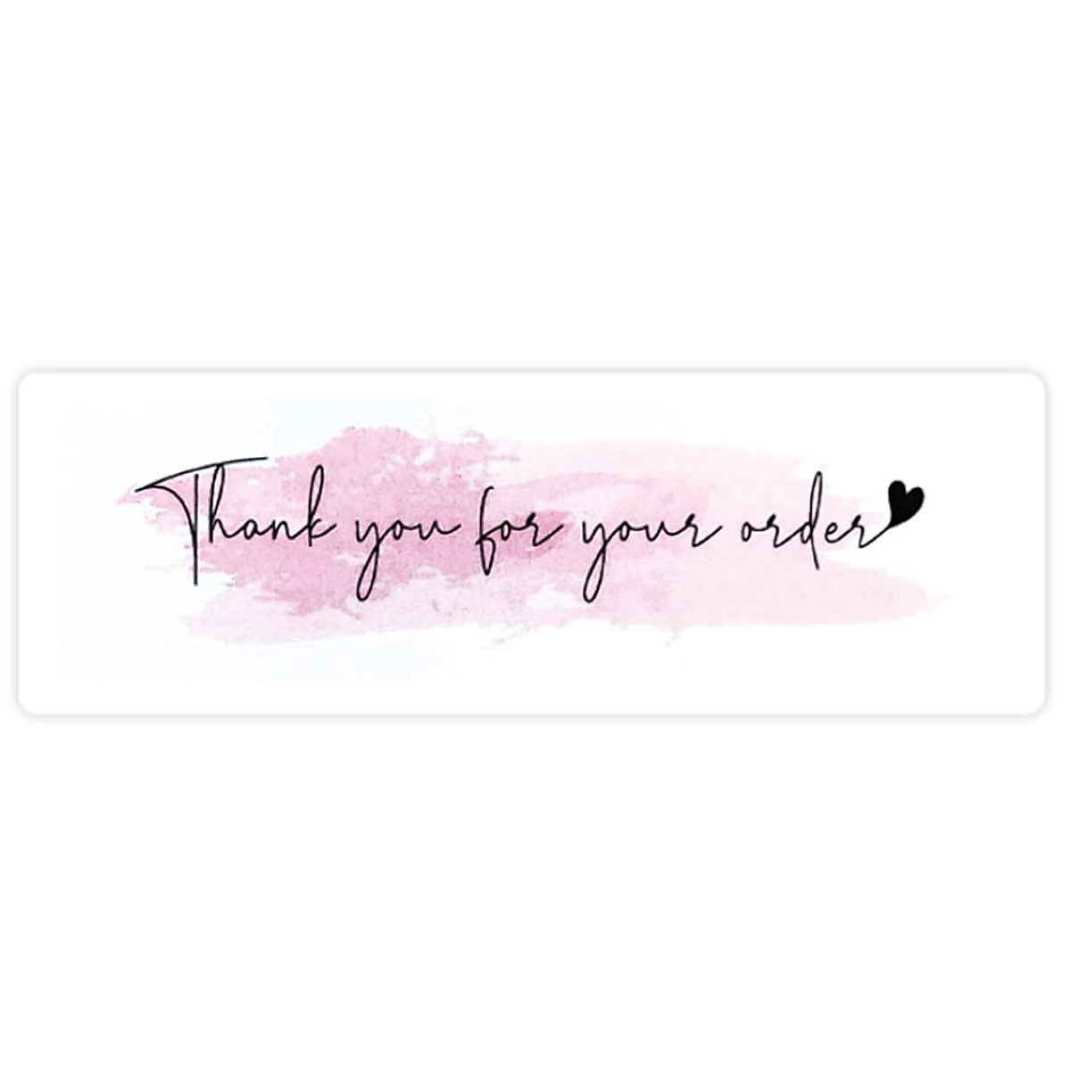 Thank You for Your Order Stickers, 500 Pieces Labels in 2 Rolls Large Self-Adhesive Decoration for Holiday, Parties, Home, School, Office (Original)