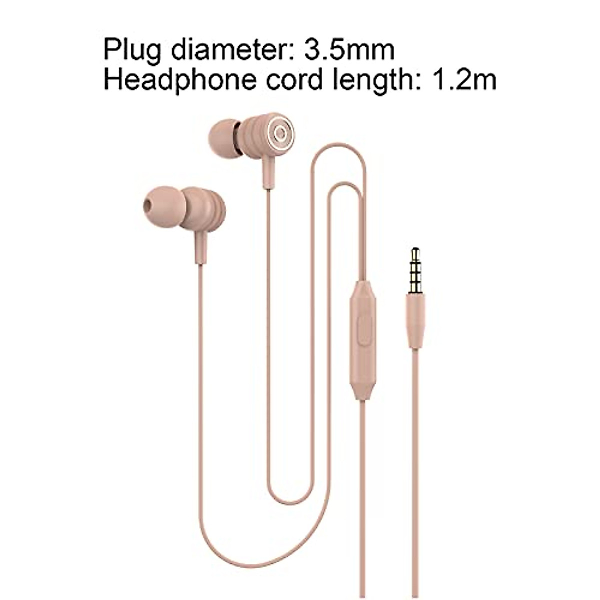 Y01 Wired Earphone in-Ear Heavy Bass Line Control 3.5mm 5D Surround Stereo Sound Earphone for Sports - Dark Grey