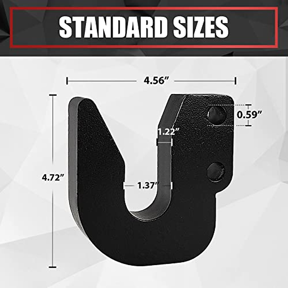 VIAGL Cat 1 Quick Hitch Top Hook Fit for Harbor Freight