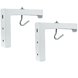 VIVO Wall Hanging 6" Adjustable L-Bracket Mount Plate Hook Kit for Projector Screens (MOUNT-PS01)