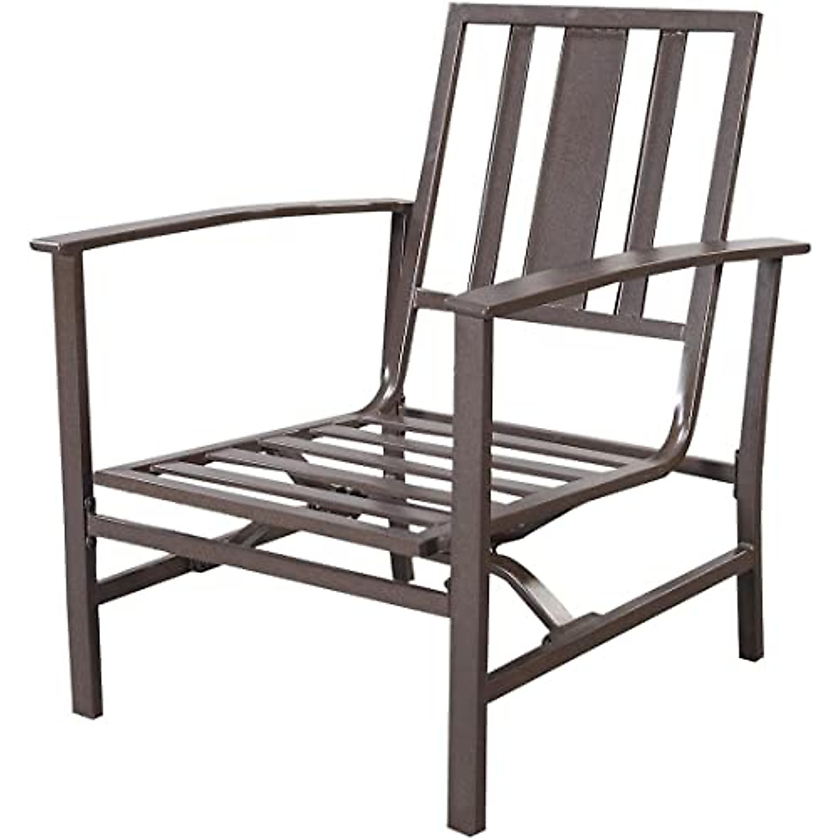 WYFDP 4 Piece Patio Dining Chairs Stackable Removable Cushioned Garden Patio