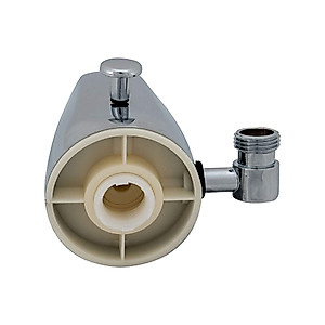 EZ-FLO 5-1/4 Inch Zinc Bath Tub Diverter Spout with Side Outlet, Chrome, 15087