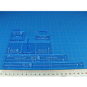 LITKO Small Scale Gauge Set Compatible with DBA 3.0, Transparent Light Blue (5)
