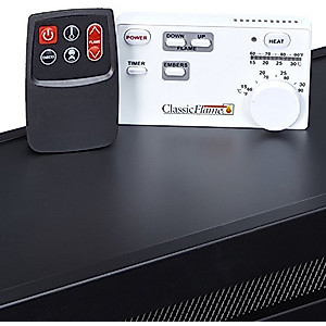 ClassicFlame 36" Traditional Built-in Electric Fireplace Insert, 120 volt